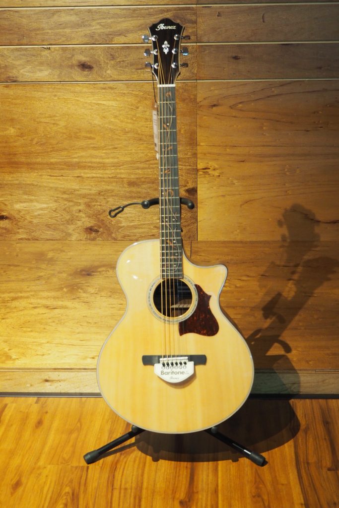 IBANEZ AE255BT-NT BARITONE ACOUSTIC GUITAR, NATURAL - Sandman Guitar Centre